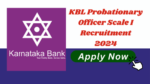 KBL Probationary Officer Scale I Recruitment 2024 | Apply Online Form ...